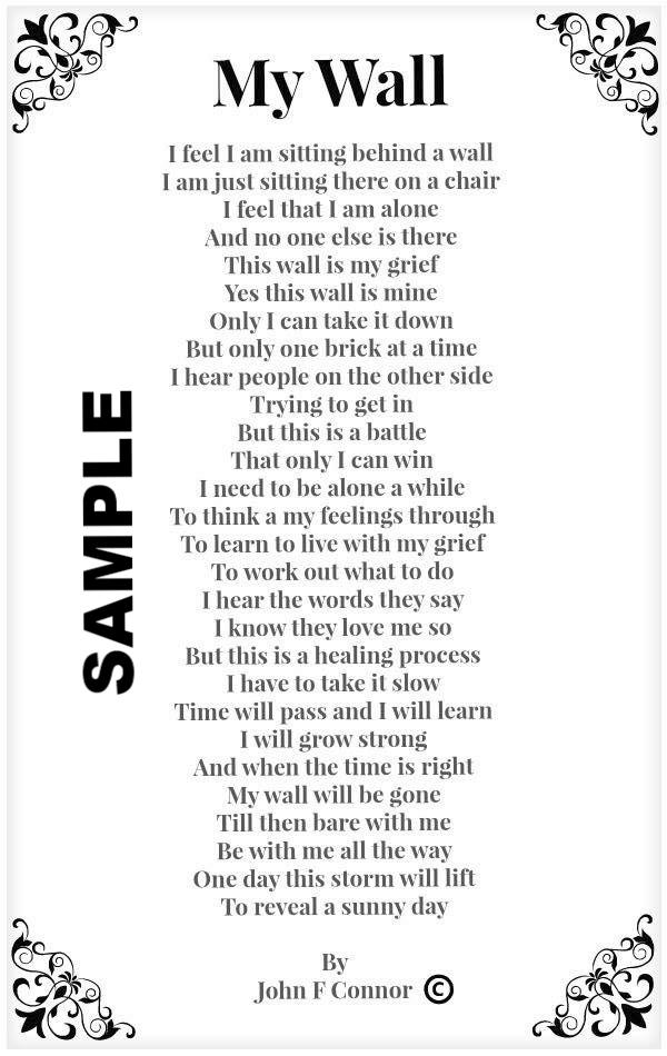 Poems by john f connor